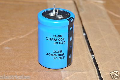 1pcs - CDE 220uF (220µF) 500V 380LX Snap-In Electrolytic Capacitor ...