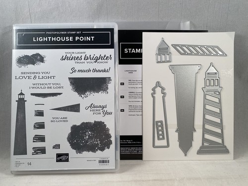 LIGHTHOUSE POINT Stamp Set LIGHTHOUSE Dies Stampin Up A23 | eBay