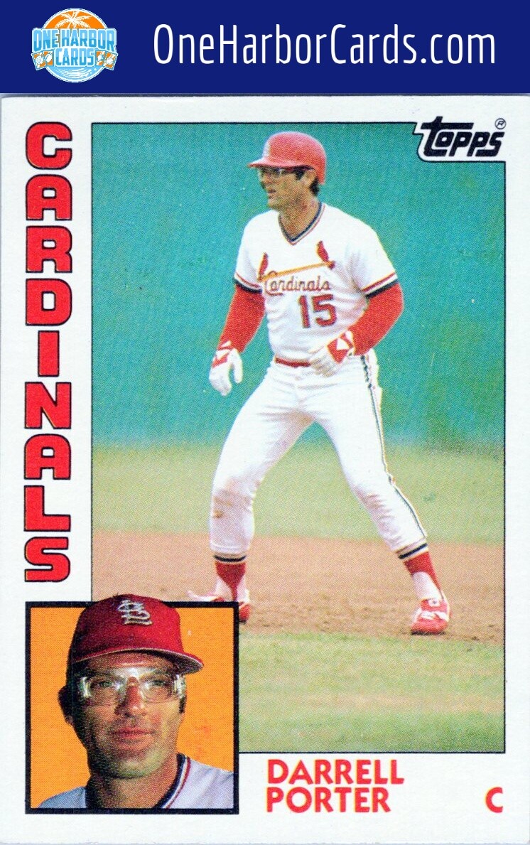 1984 Topps St. Louis Cardinals Baseball Card #285 Darrell Porter | eBay