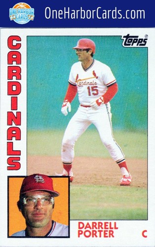 1984 Topps St. Louis Cardinals Baseball Card #285 Darrell Porter | eBay
