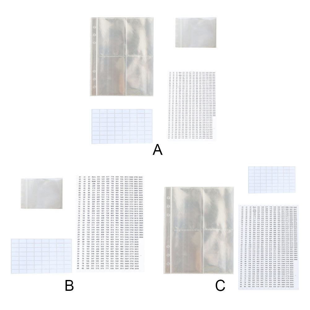 Diamond Painting Storage Book Loose Leaf Album Self Sealing Plastic ...