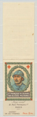 France Red Cross Association Ste Francaise de Secours Booklet No Stamps ...