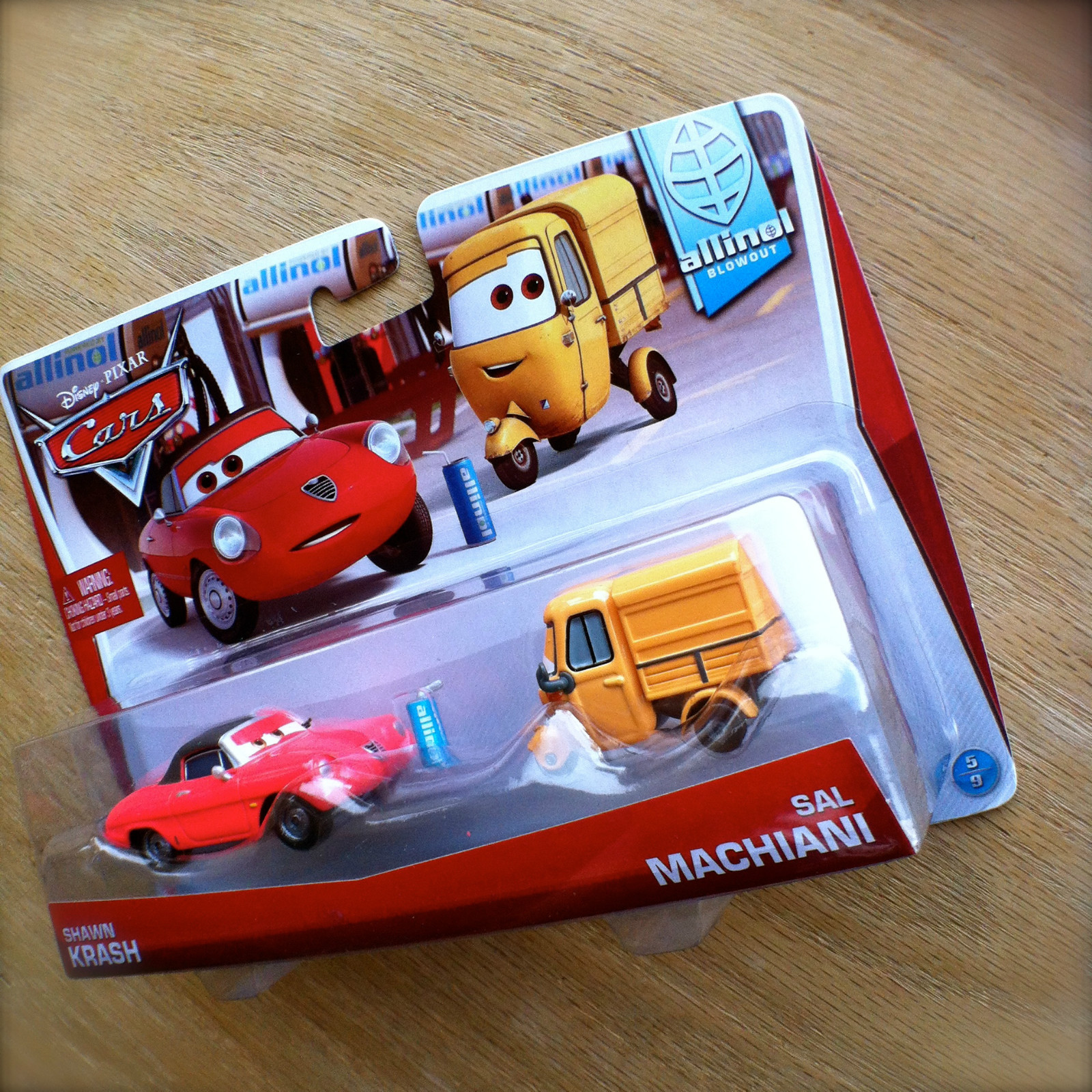 Disney PIXAR Cars SHAWN KRASH & SAL MACHIANI 2014 ALLINOL BLOWOUT ...