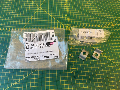 34341163565 BMW Genuine Brake Line Clips x 2 - New - Sold as a pair ...