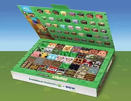 MINECRAFT CUBEEZ WOOLWORTHS COLLECTOR ALBUM NEW SEALED | eBay Australia
