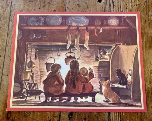 Vintage Tasha Tudor Christmas Card no. CD34-93R Irene Dash Greeting ...