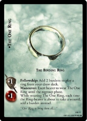 The One Ring, The Binding Ring (9R+1) LOTR Decipher Lord of the Rings ...
