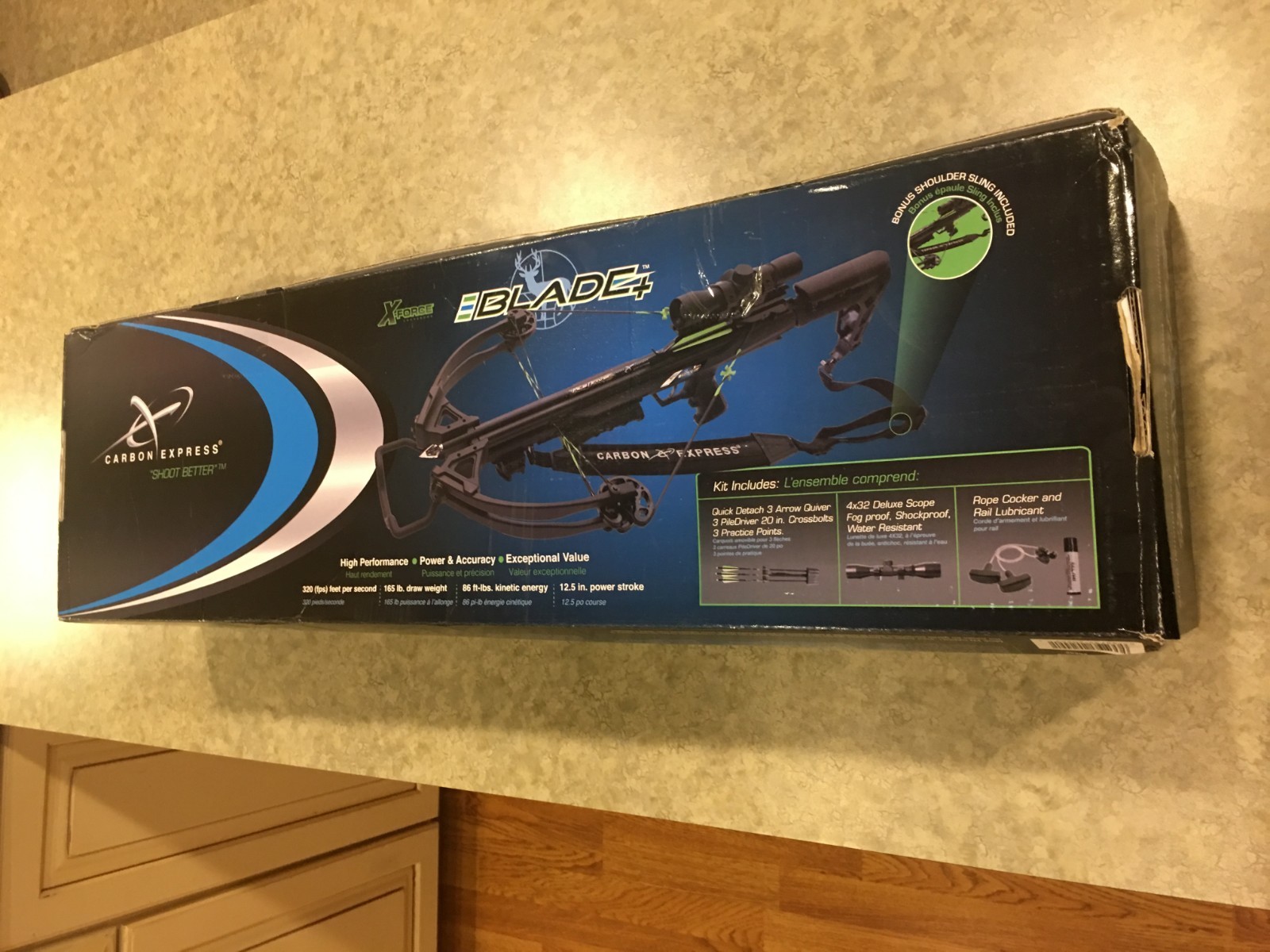 Carbon Express Crossbow X-force Blade Black Hunt Kit 20249 for sale ...