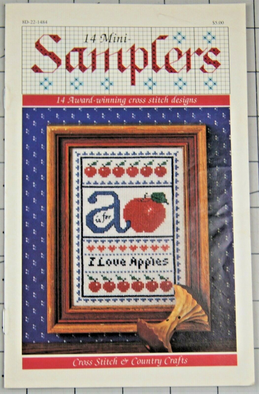 14 MINI SAMPLERS Counted Cross Stitch Leaflet by Cross Stitch & County ...