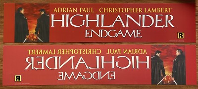 📽 Highlander Endgame (2000) - Double-Sided - Movie Theater Mylar / Poster 5x25 | eBay