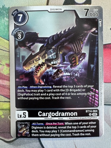 Cargodramon Foil Digimon TCG GDC20 | eBay