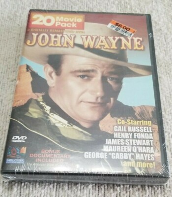 John Wayne Collection 20 Movie Pack Remastered DVD Box Set Brand New ...