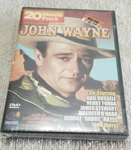 John Wayne Collection 20 Movie Pack Remastered DVD Box Set Brand New ...