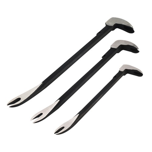 Nail Puller Tool Lytool 3-Piece Pry Bar Set - High-Carbon Steel Claw ...