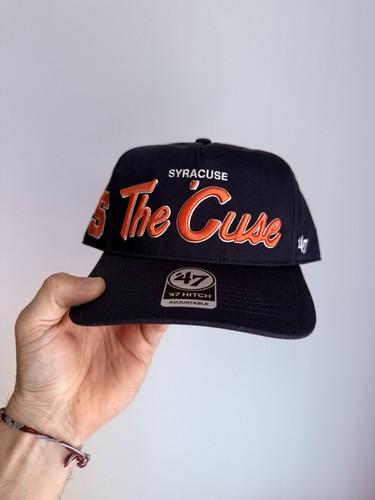 NWT SYRACUSE ORANGE '47 Brand HITCH Script HAT CAP Adjustable | eBay