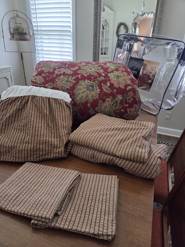 Chaps Annabelle King Comforter Set Bedskirt With Sheet Set And Pillow ...