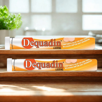 2 Tubes DEQUADIN Citrus Lozenges (Dequalinium) Sore Throat 24's | eBay