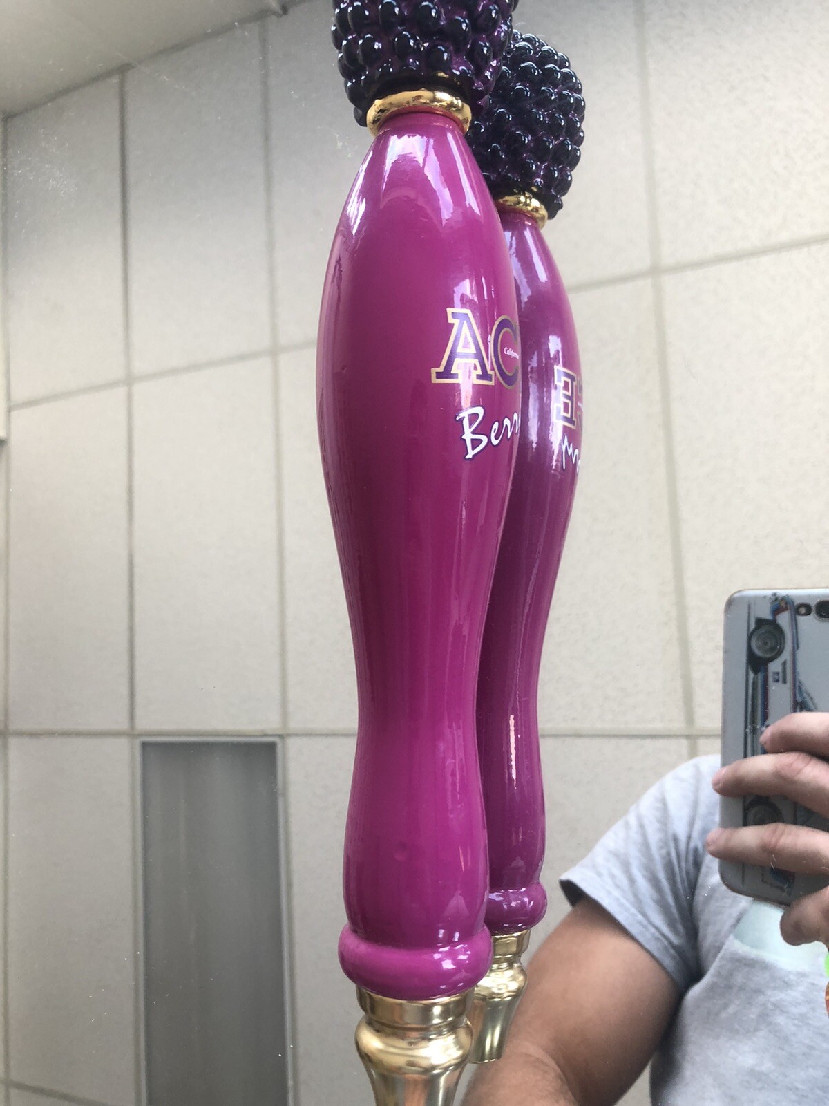 Beer Tap Handle RASPBERRY Pink California ACE Berry | eBay
