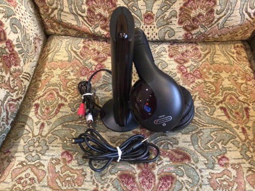 Sentry HW701 Wireless Headphones & Trasmitter works good w/cables and ...