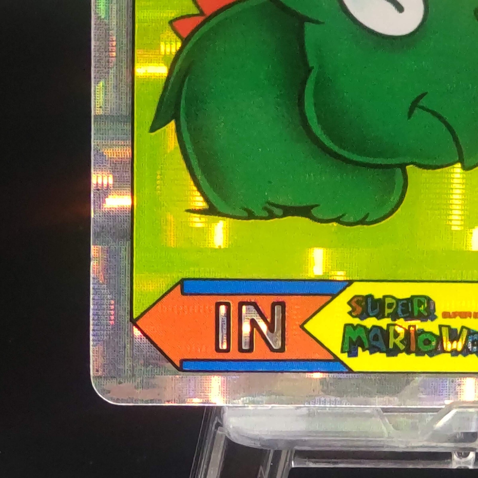 Dino-Rhino Mario Super Mario World Card 1992 Banpresto Holo Foil Japan ...