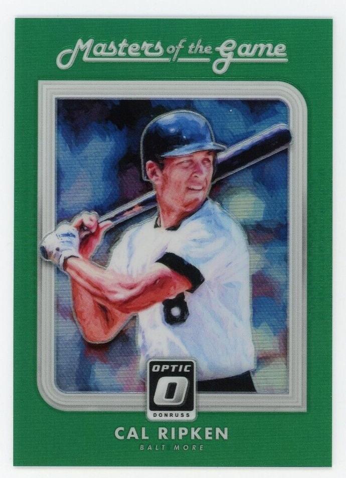 2016 Panini Donruss Optic - Masters of the Game Cal Ripken #MG10 Green ...