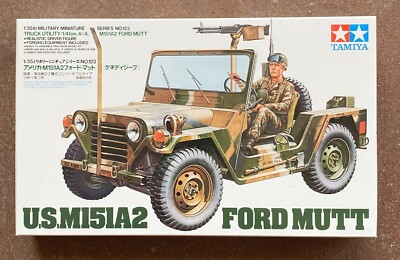 Tamiya 35123 1/35 Model Kit U.S M151A2 Ford Mutt 1/4 Ton Truck Utility ...