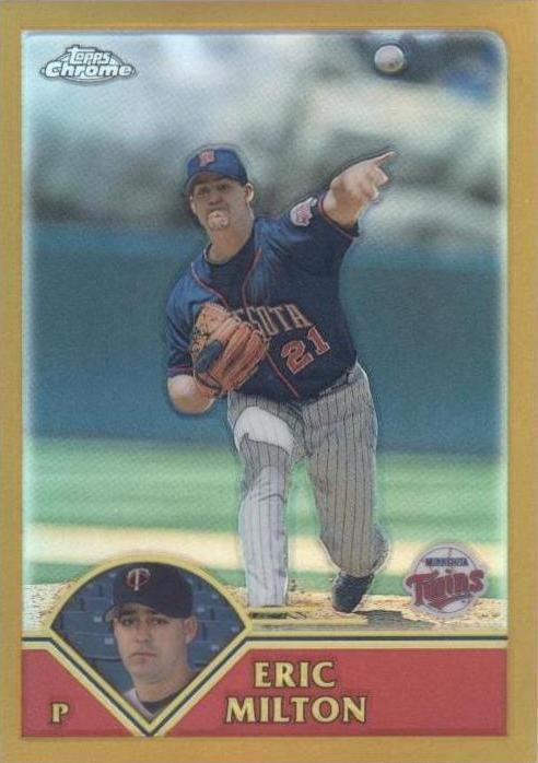 2003 Topps Chrome - Eric Milton #173 Gold Refractor /449 for sale ...