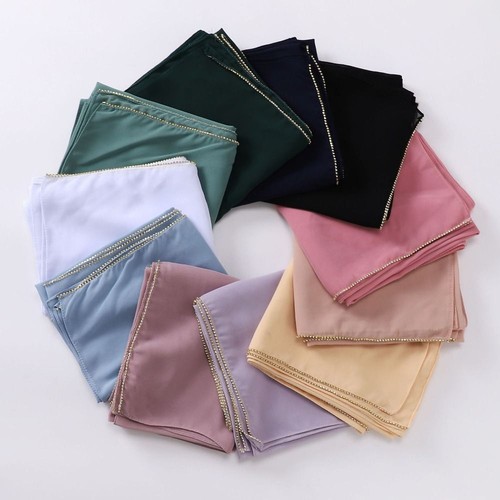 Outdoor Windproof Head Wrap Chiffon Hijab Veil Women Sunscreen ...