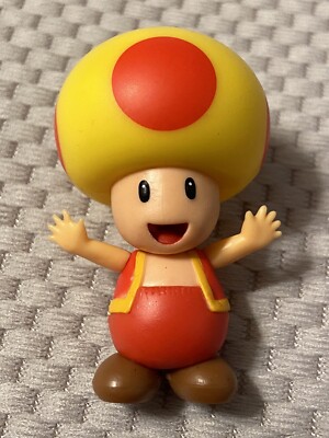 Jakks 2.5” Fire Toad World Of Nintendo Super Mario Figure Toy Loose | eBay