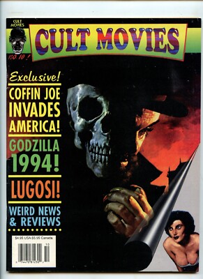 CULT MOVIES MAGAZINE #10 ED WOOD ANITA PAGE COFFIN JOE JUDITH O'DEA ...