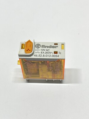 Finder 46.52.8.012.0054 46 Series DPDT Form C PCB Socket Relay 12VAC ...