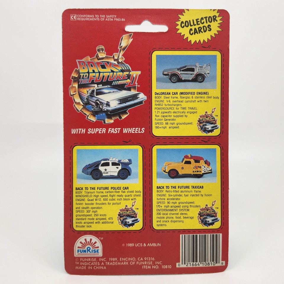 Funrise Micro Action Super Cars - Back to the Future II - MOC New ...