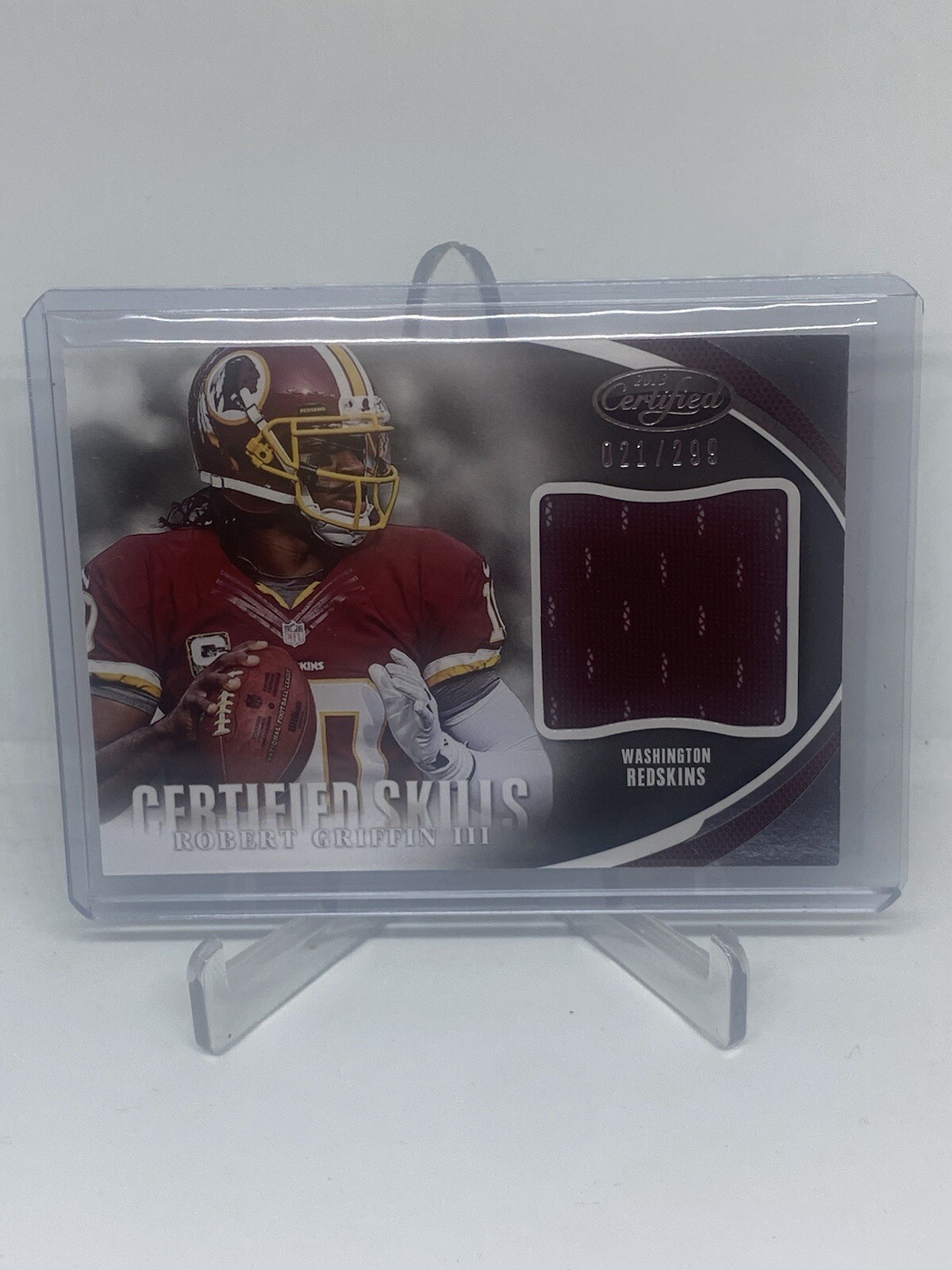 ROBERT GRIFFIN III 2013 CERTIFIED SKILLS JERSEY 021/299 Washington ...