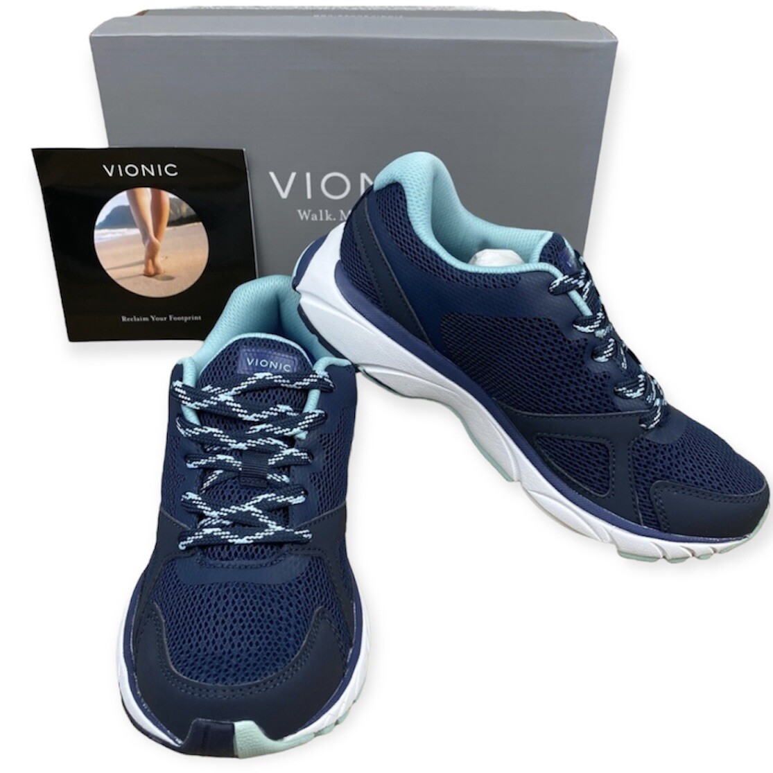 Vionic Womens Tokyo Blue Walking Shoes Size 6 (7259992) for sale online ...