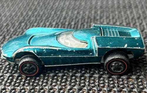 Vintage 1968 Hot Wheels Redline Die Cast Scale Model Turbofire USA Aqua ...