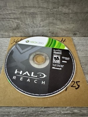 Halo Reach Xbox 360 Video Game Disc Only Bungie Microsoft Shooter ...