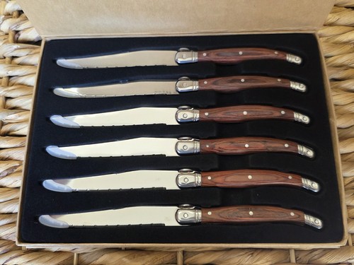 Maxam CTSZEW6 6 Piece Slitzer Steak Knife Set | eBay