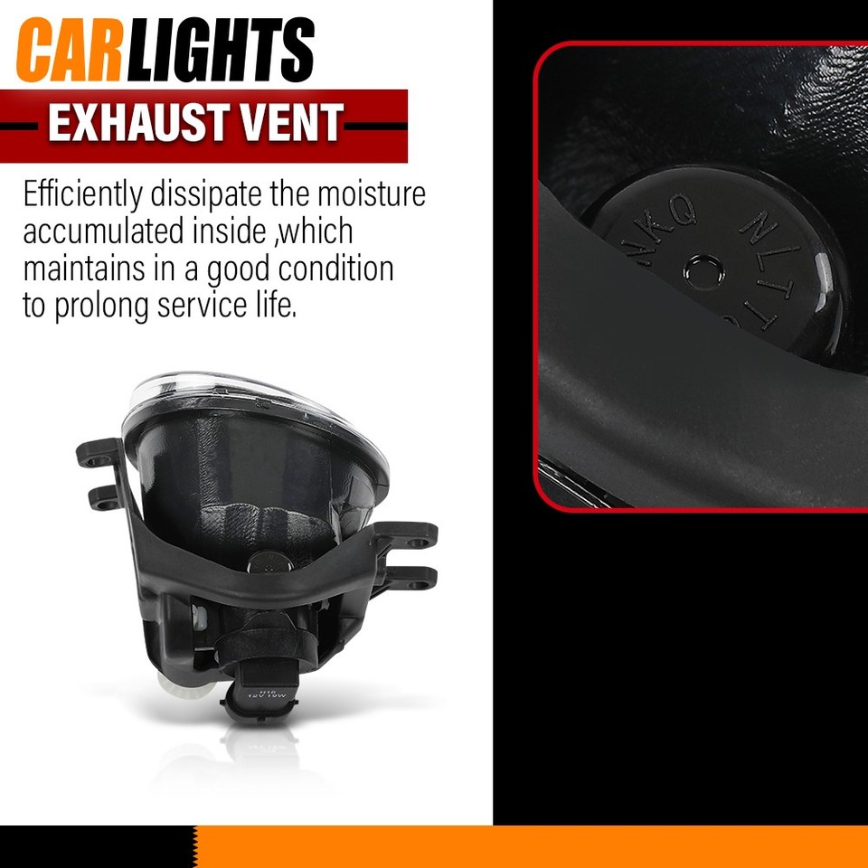 Fog Lights+Lamps Bezel Trim Surround Covers For 2014-2020 4Runner ...