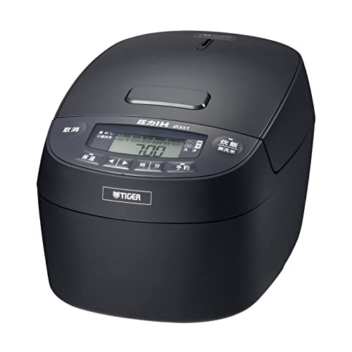 Tiger Thermos TIGER Rice Cooker Triple-Coated Pot Pressure IH 5.5 Cups ...