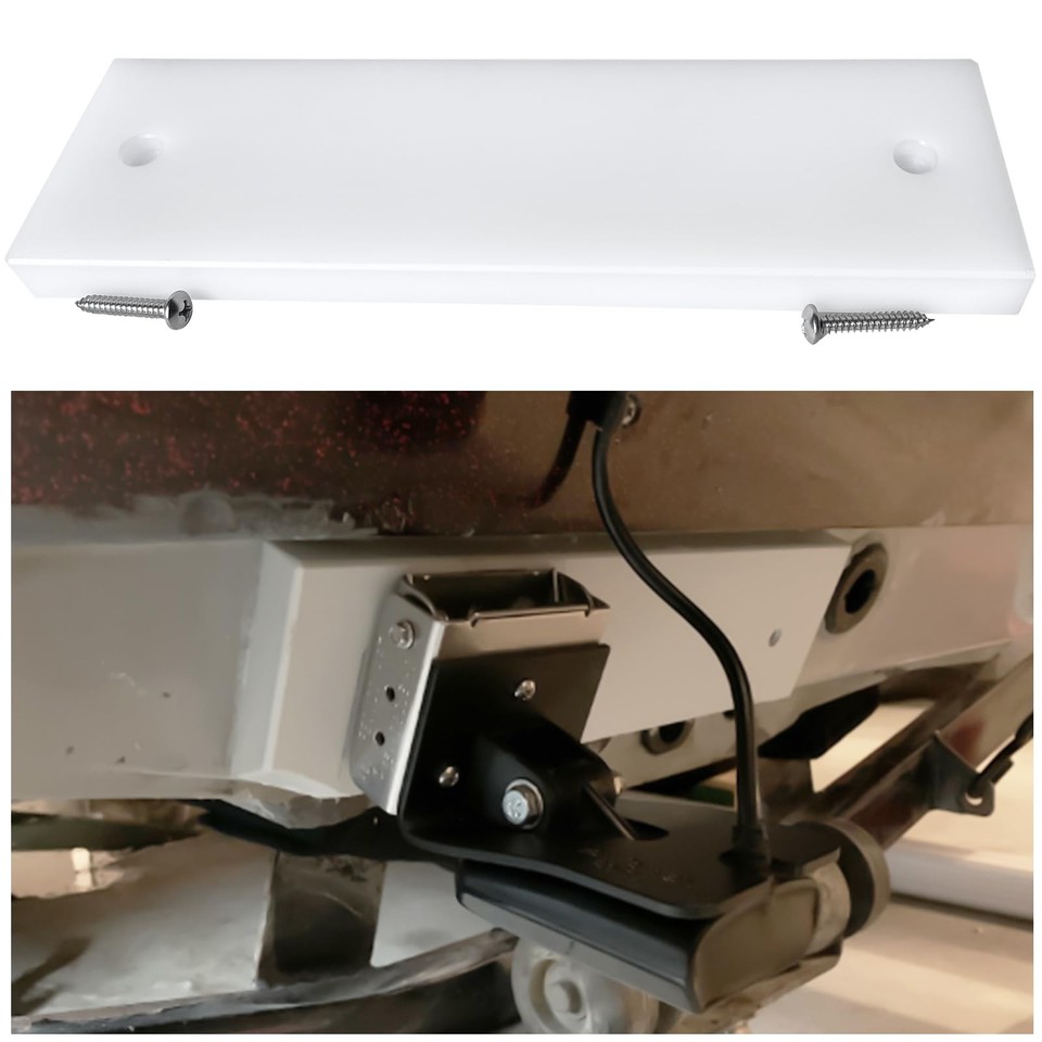 Transom Transducer Boat Mounting Board Plate 3.5" *12" PVC Stainless ...