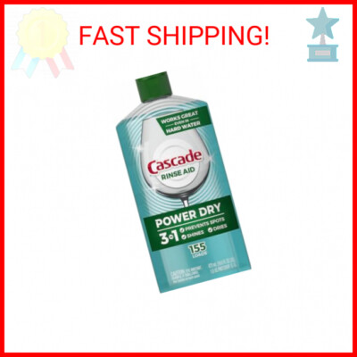Cascade Power Dry Dishwasher Rinse Aid, 16 fl oz | eBay