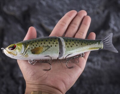 7in/2.18oz Multi Jointed Swimbait Fishing Lures Bait Big Giant Sinking ...