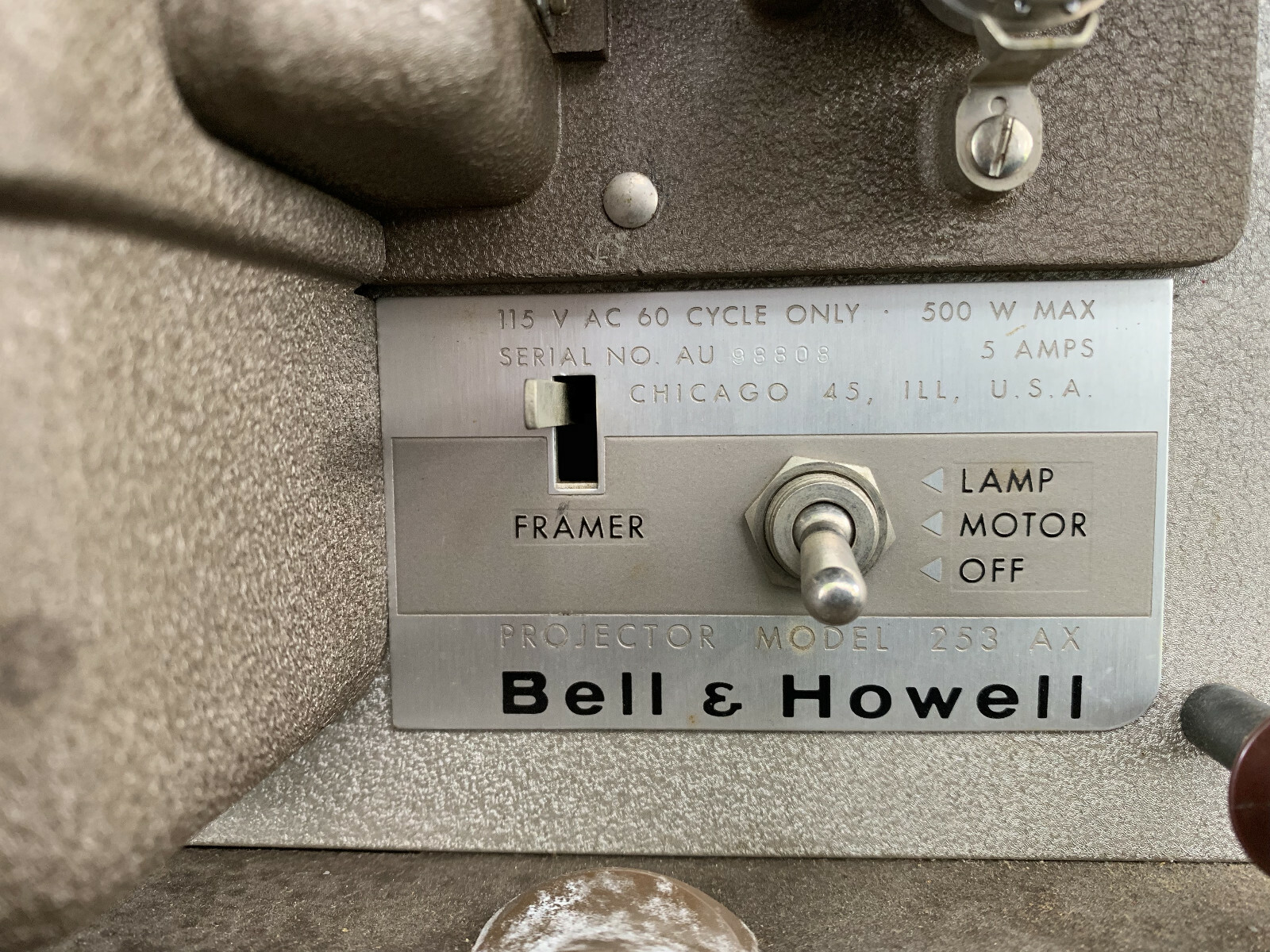 Vintage Bell & Howell Model 253 AX Vintage 8mm Film Projector | eBay