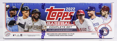 2022 Topps Baseball Complete Set Sealed Retail Edition W/ 5 Card Pack ...