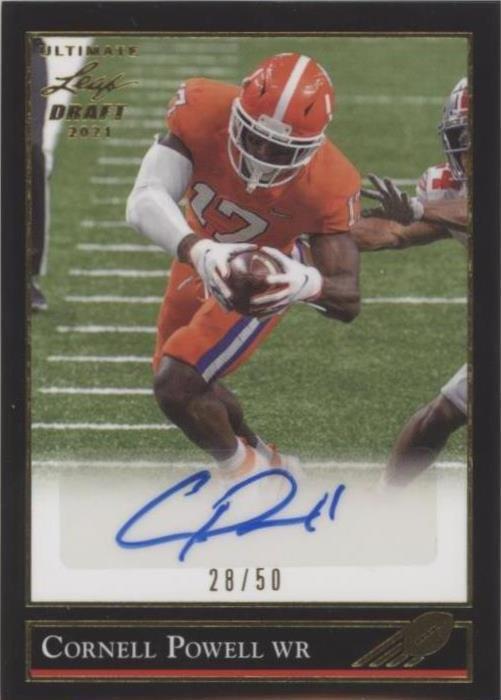 2021 Leaf Ultimate Draft - 1992 Leaf Black Gold Autographs Cornell ...