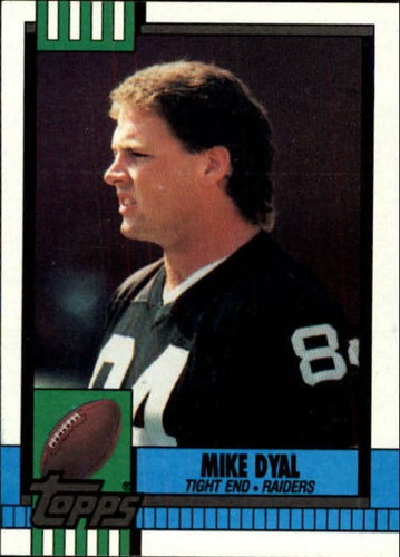 1990 Topps #286 Mike Dyal RC Rookie LA Raiders | eBay