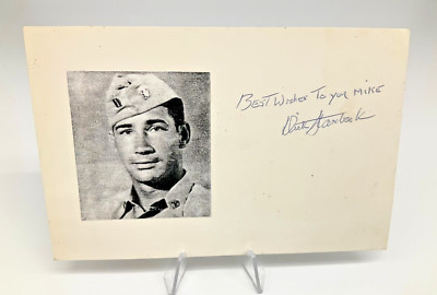 Richard (Dick) E. Stambook Autograph - WW2 DOUBLE ACE (DOWNED 10 PLANES ...