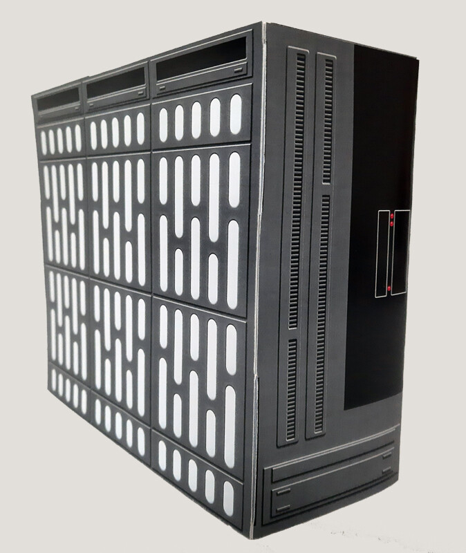 Death Star Computer Bank Accessory 3.75" Star Wars Hasbro Kenner Free ...