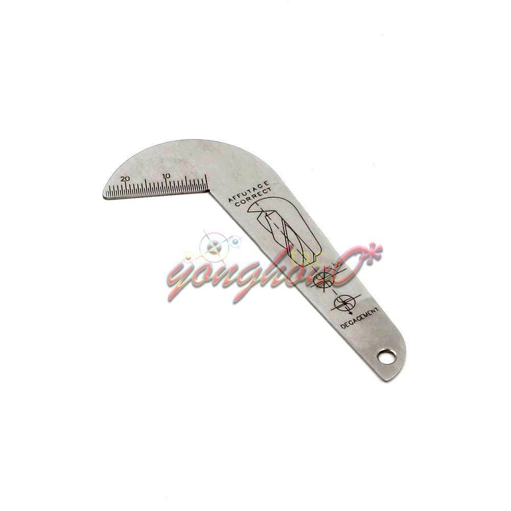 1PC Drill bit gauge edge dimension gage 118° drill bit sharpening angle ...