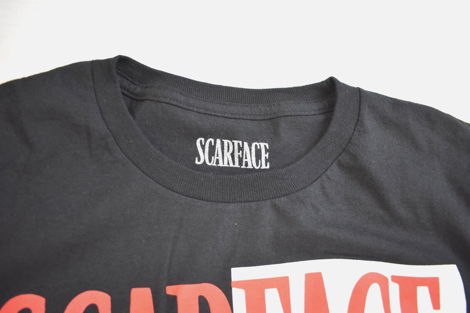 Scarface Mens Scarface Movie Poster Graphic Black Shirt New Small | eBay